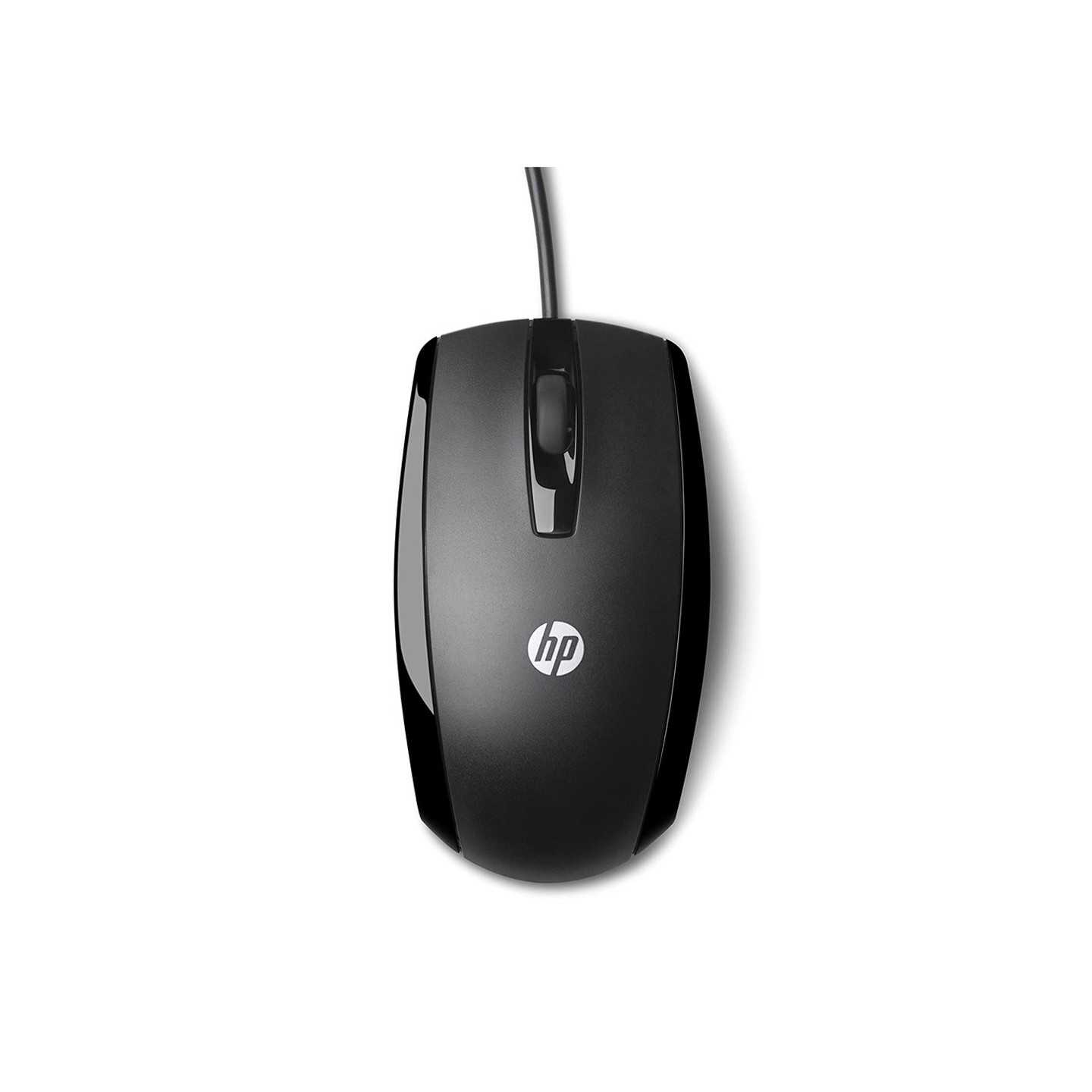 HP-PC-Mouse-x500-Cablato-3-pulsanti-rotella-di-scorrimento-colore-nero